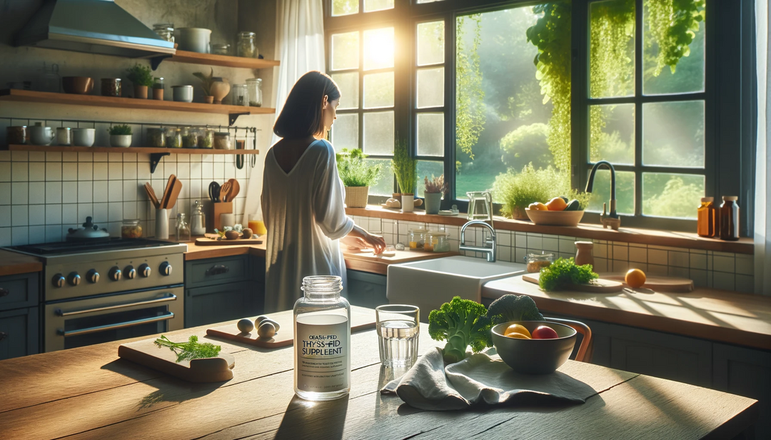 Optimize Thyroid Health: Morning Rituals with Grass-Fed Thyroid Supple | Evolved Elements